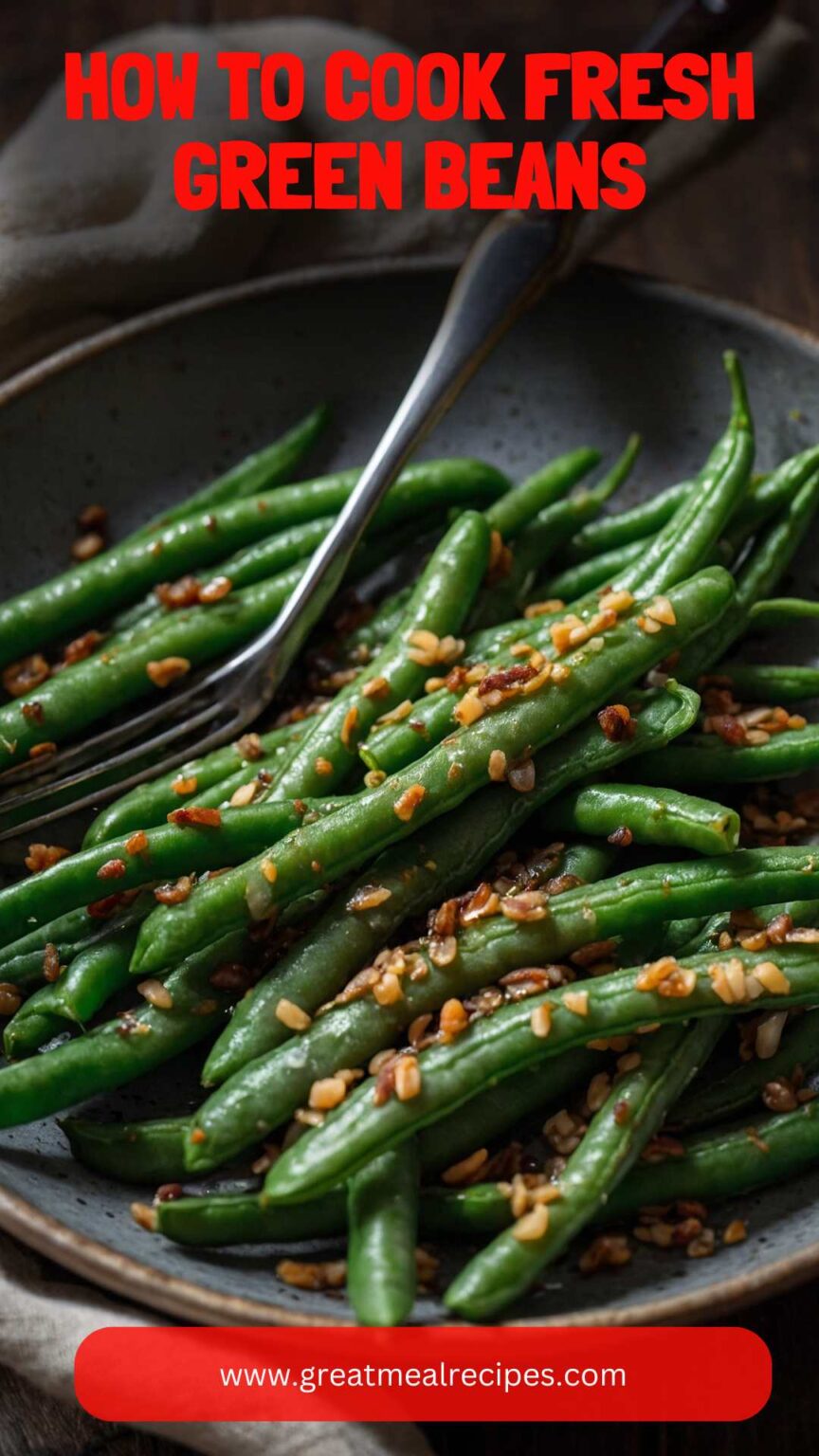 How To Cook Fresh Green Beans - Great Meal Recipes